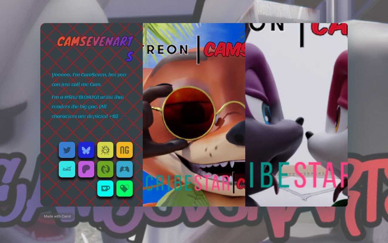 CamSeven's Carrd